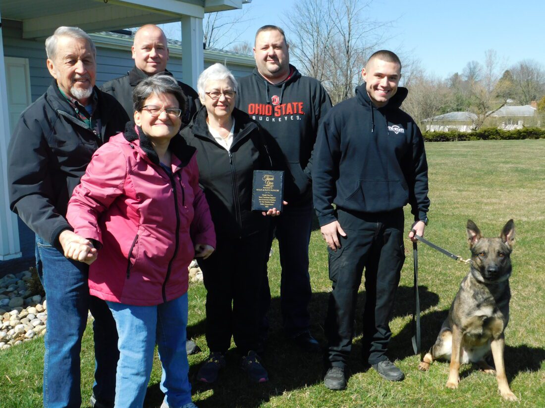 Ferry K-9 ‘Patch’ making his namesake’s family proud | News, Sports ...